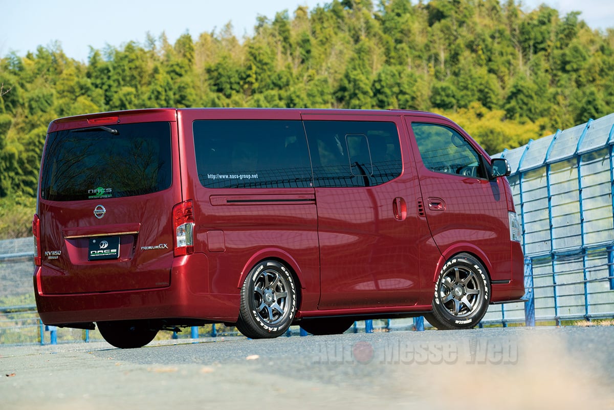 早くも登場！ マイチェン後のNV350キャラバン用「GIBSON」エアロキット | AUTO MESSE WEB（オートメッセウェブ） ～カスタム・アウトドア・福祉車両・モータースポーツなどの ...