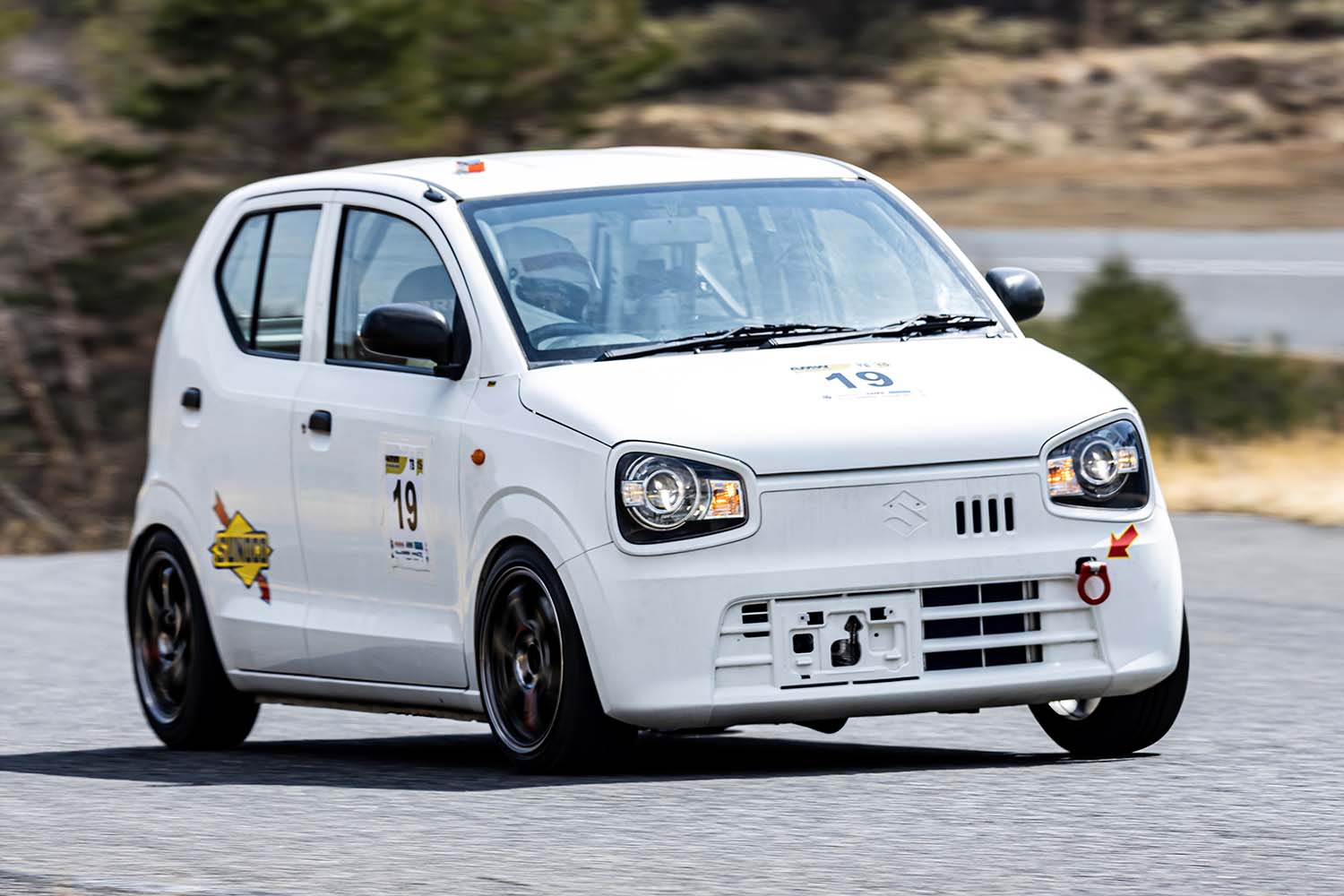 NAエンジンのスズキHA36型「アルトバン」をターボのワークス仕様に！ 東北660ターボGPでいきなりの大金星をあげる | AUTO ...